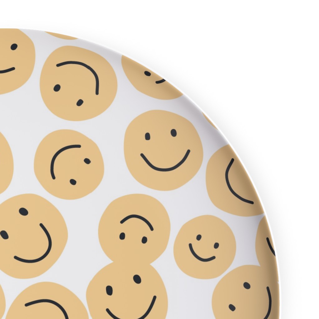 Happy Smiley Faces - Yellow Plates | Shutterfly