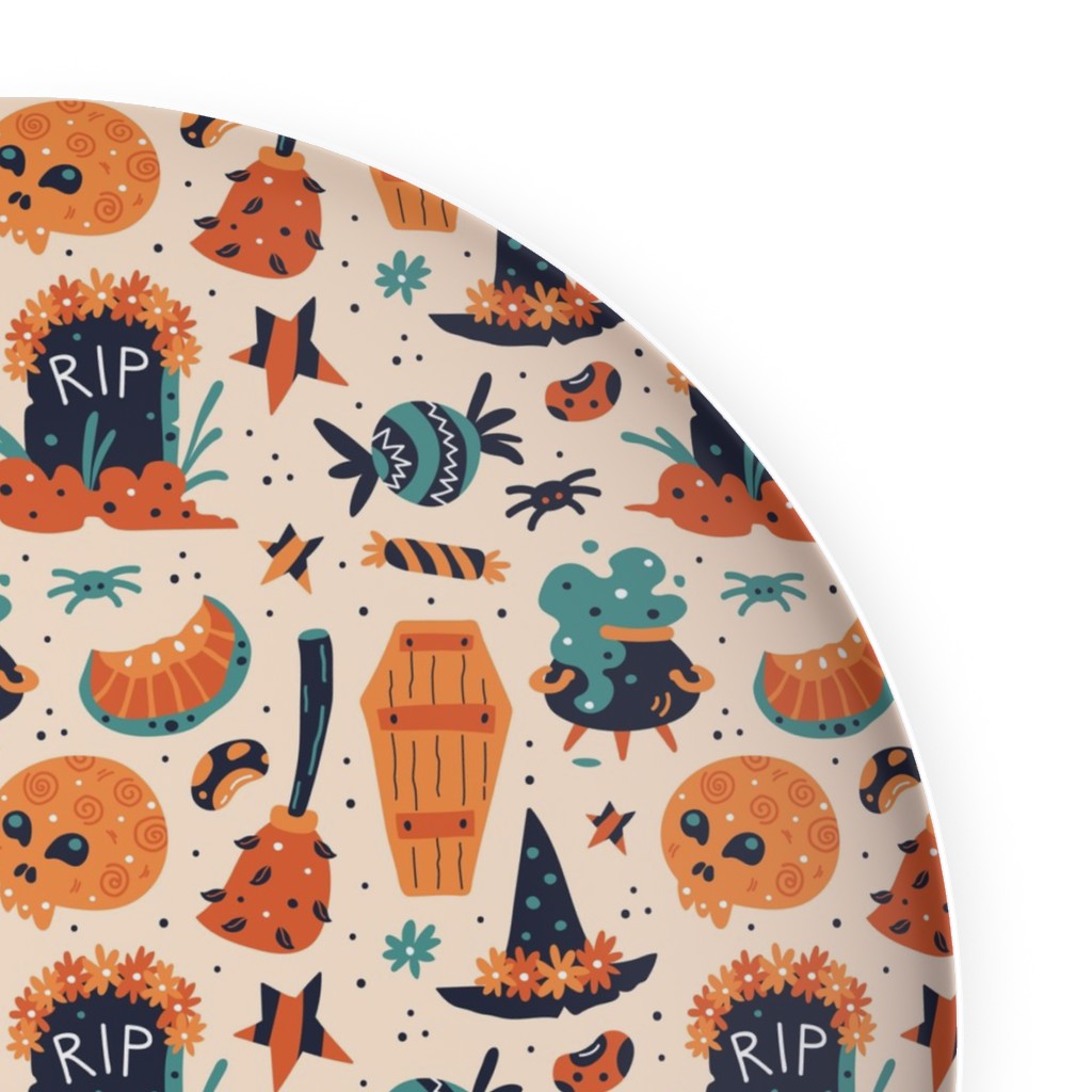 Halloween Rip - Multi on Beige Plates | Shutterfly