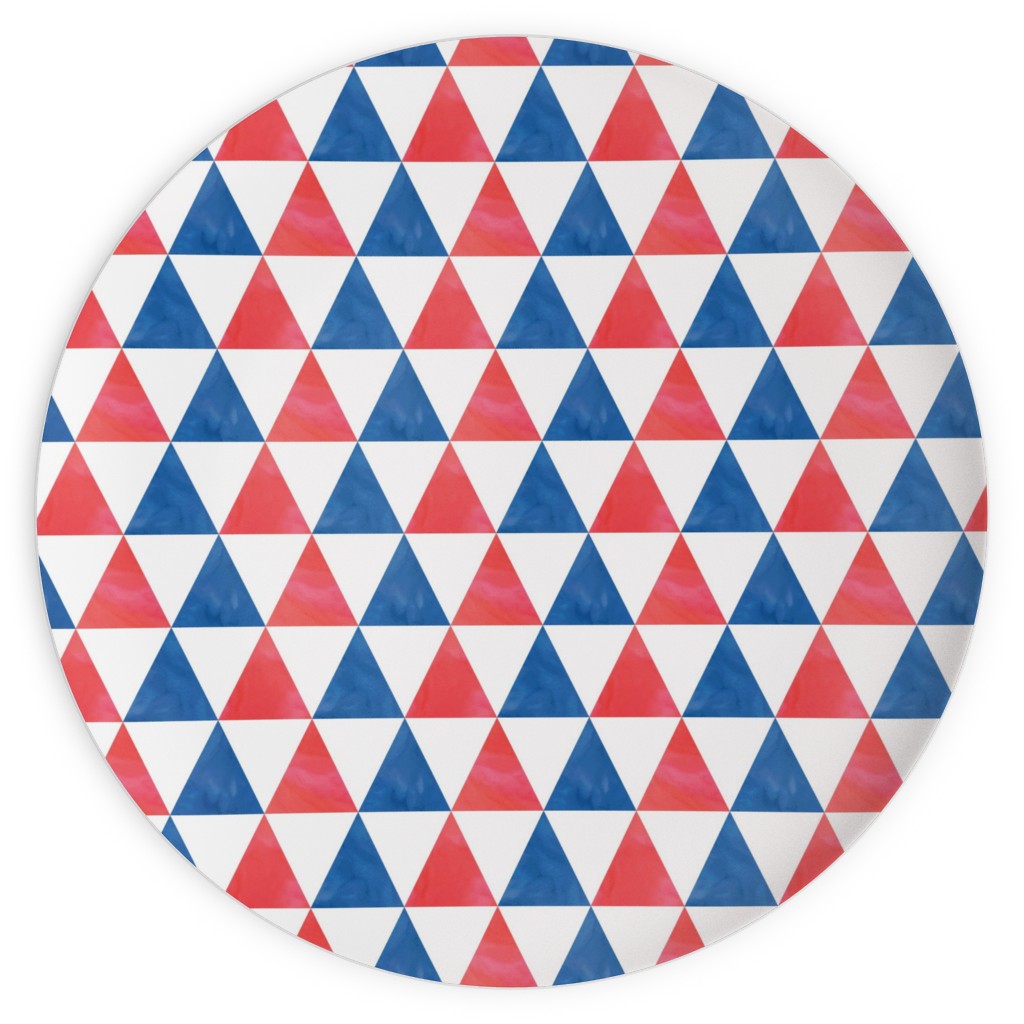 Faded Triangles - Multi Plates | Shutterfly