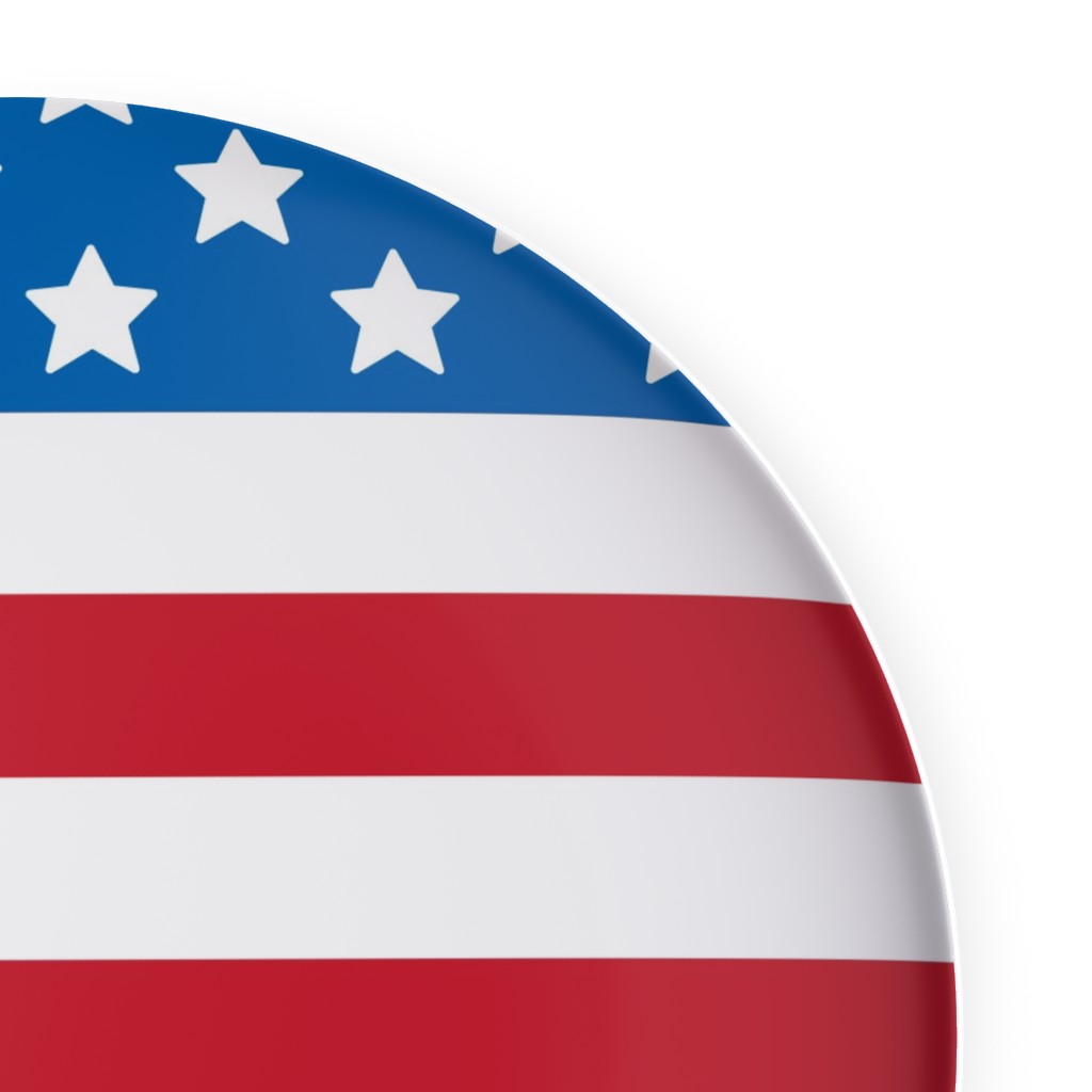American Flag - Red, White and Royal Blue Plates | Shutterfly
