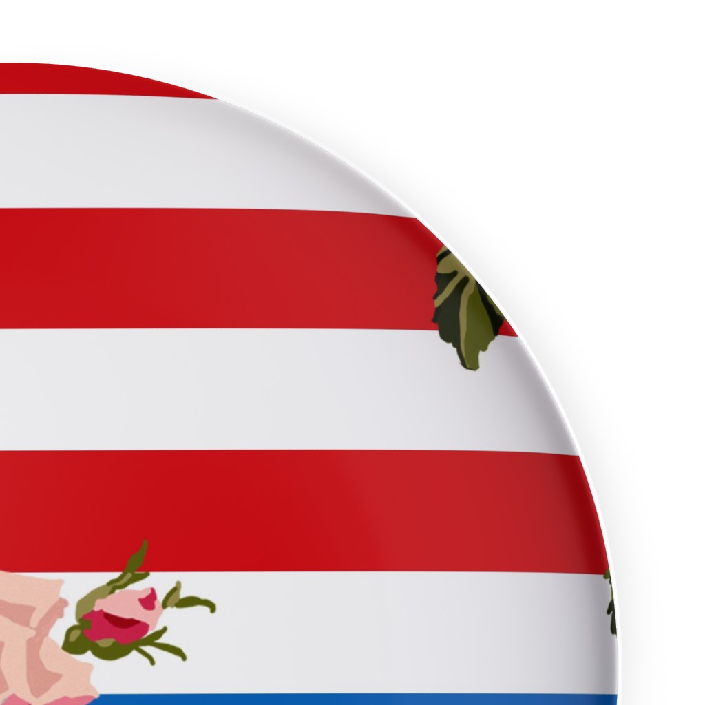 Americana Summer Roses - Multi Plates | Shutterfly