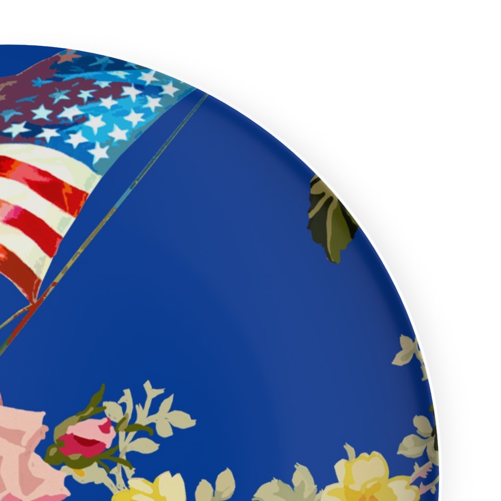 Americana Summer Roses - Blue Plates | Shutterfly
