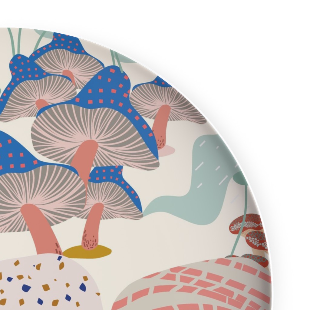 Whimsical Mushroom Village - Multi Plates | Shutterfly