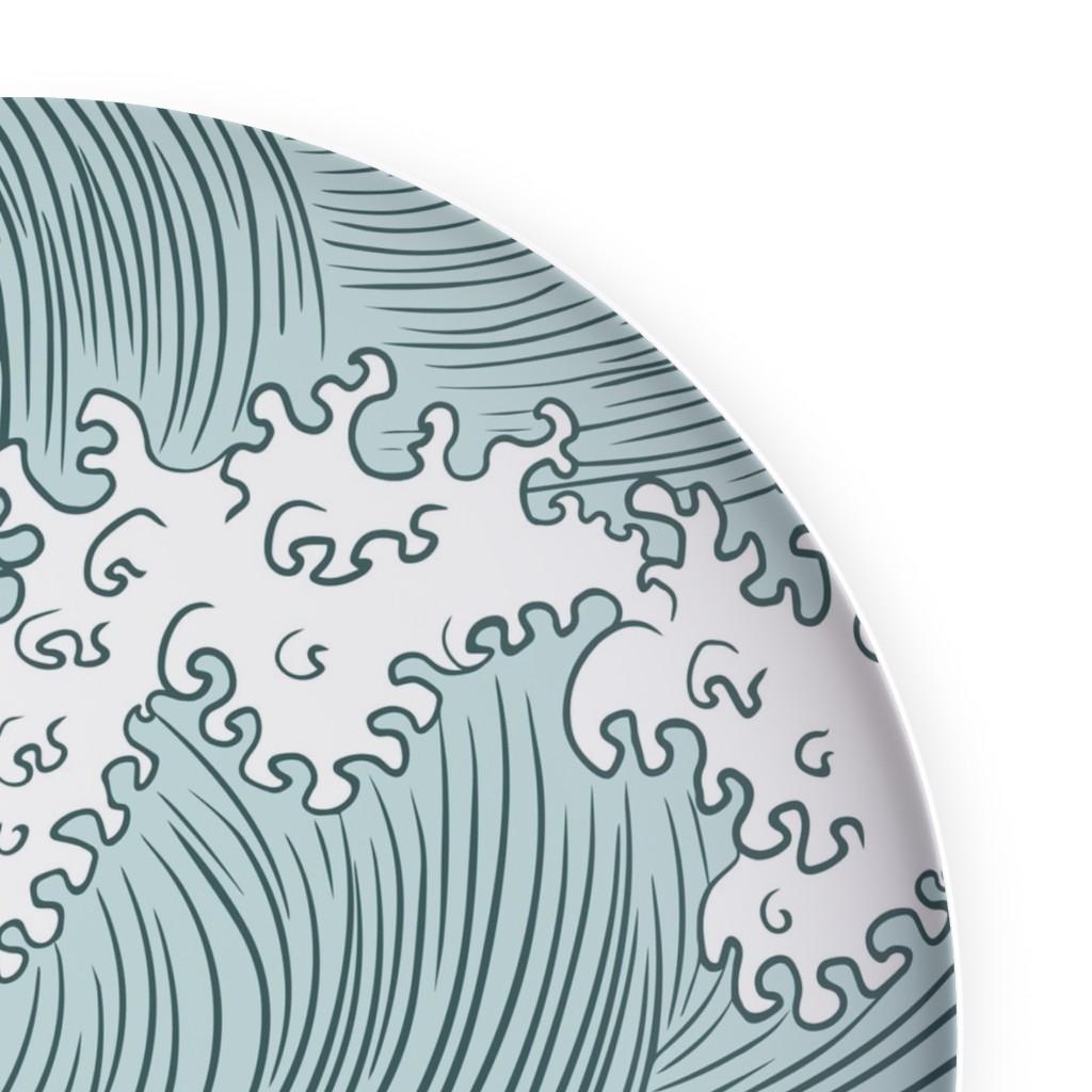 Japanese Waves Plates | Shutterfly