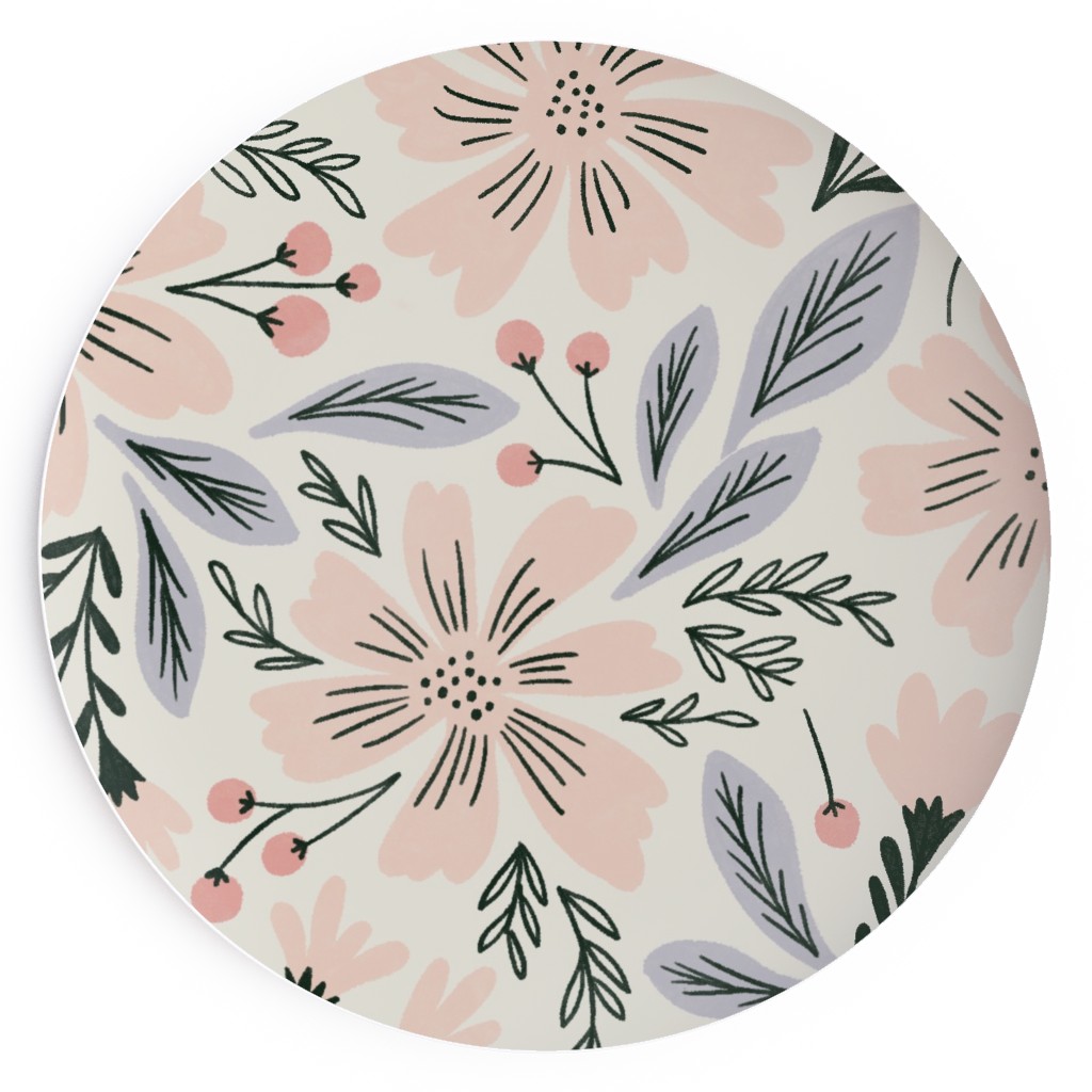 Flora - Pink Salad Plate | Shutterfly