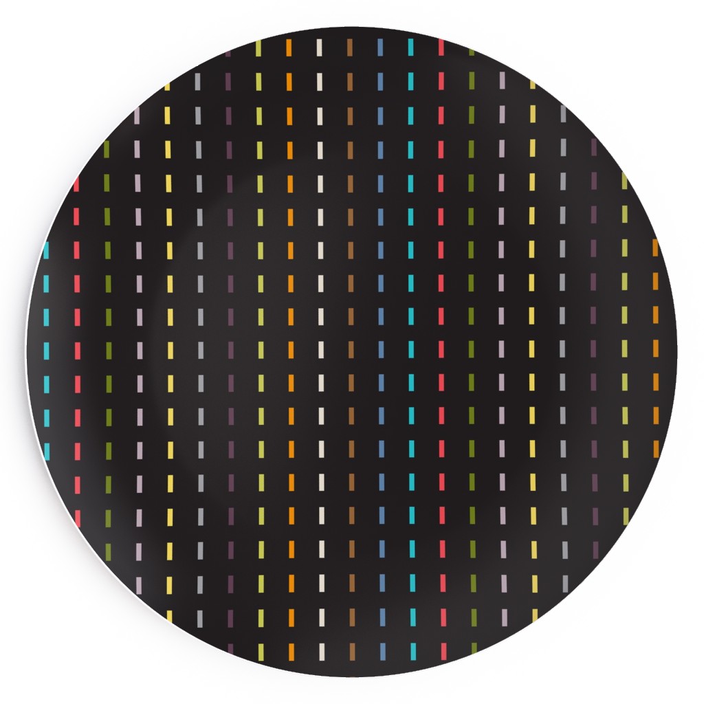 Soda Nation Stripes - Dark Multi Salad Plate | Shutterfly