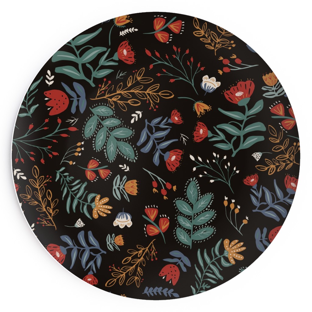 Midnight Garden Salad Plate | Shutterfly