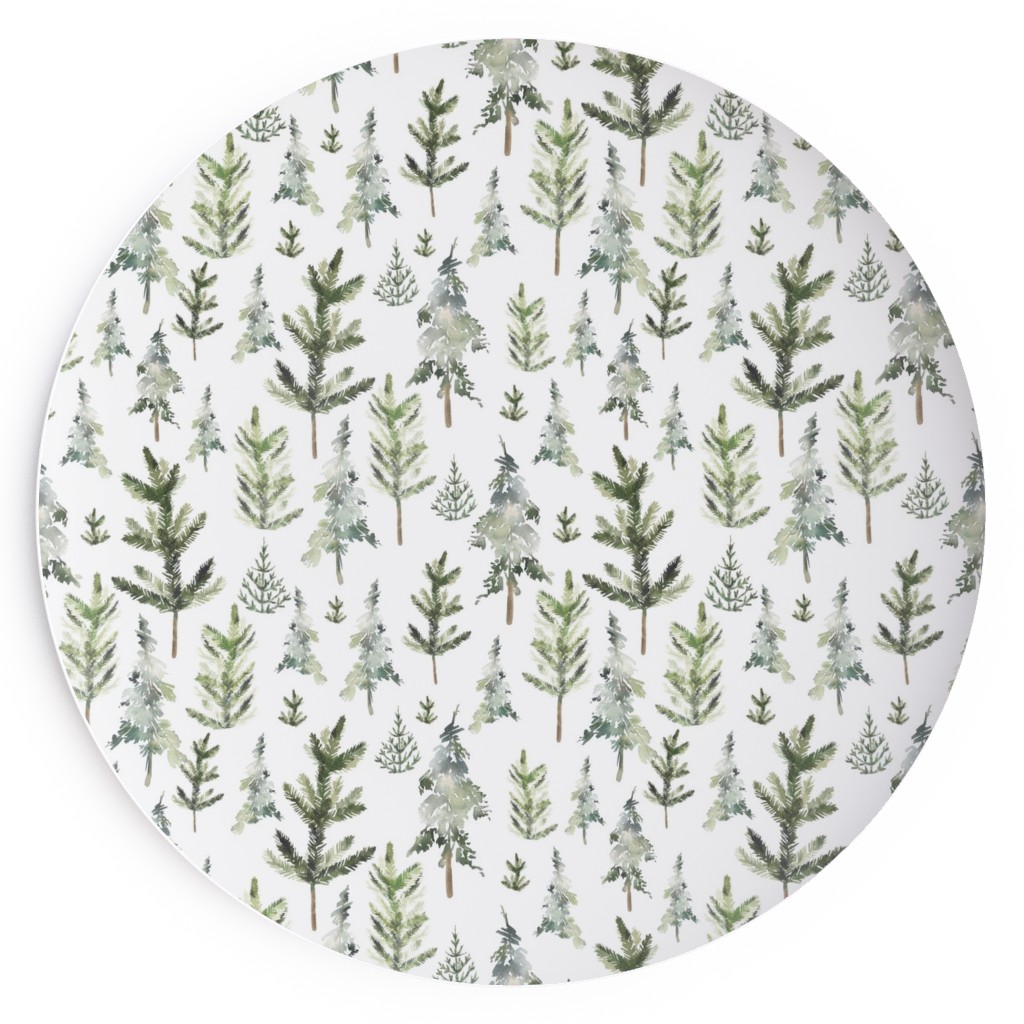 Winter Landscape Salad Plate | Shutterfly