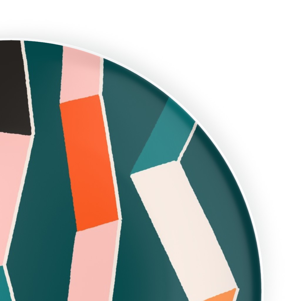 Funky - Multi on Green Salad Plate | Shutterfly