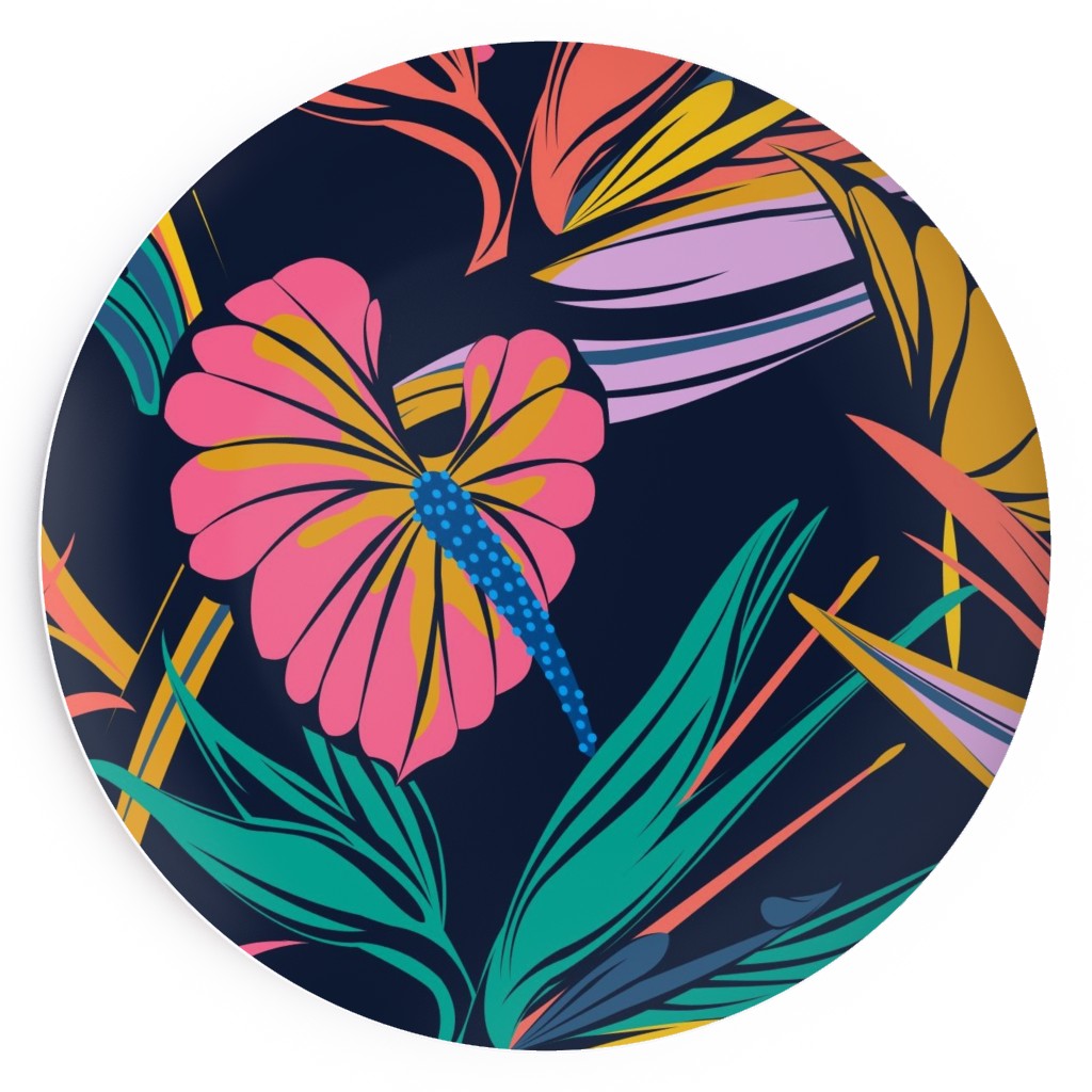 Electric Paradise Salad Plate | Shutterfly