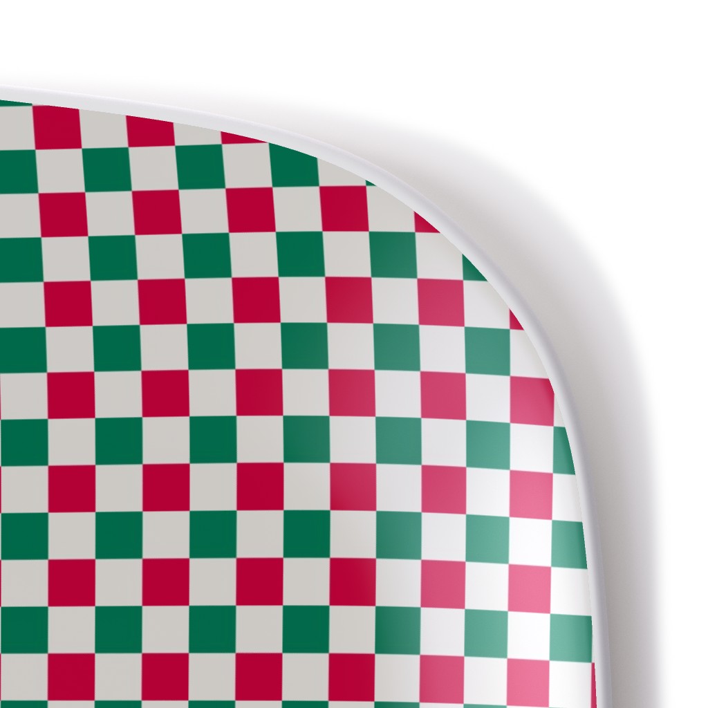 Winter Gingham - Red and Green Serving Platter | Shutterfly