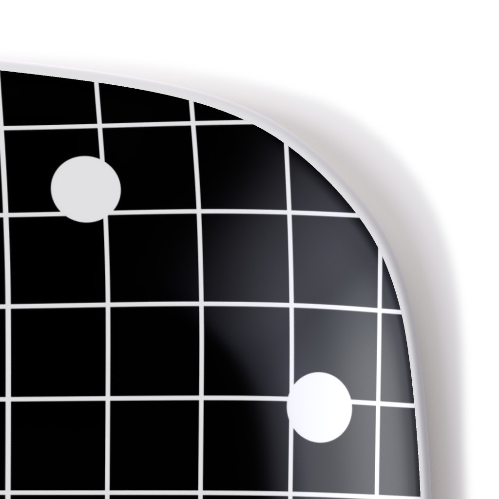 Dot Line - Black and White Serving Platter | Shutterfly