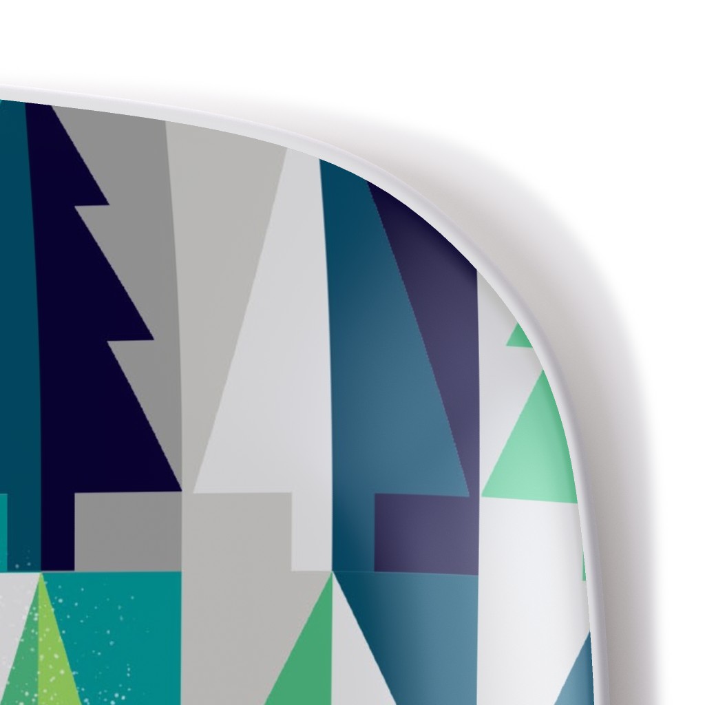 Winter Pine Tree Forest - Green Serving Platter | Shutterfly