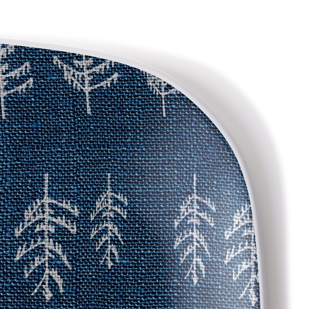 Arctic Night Forest - Navy Serving Platter | Shutterfly