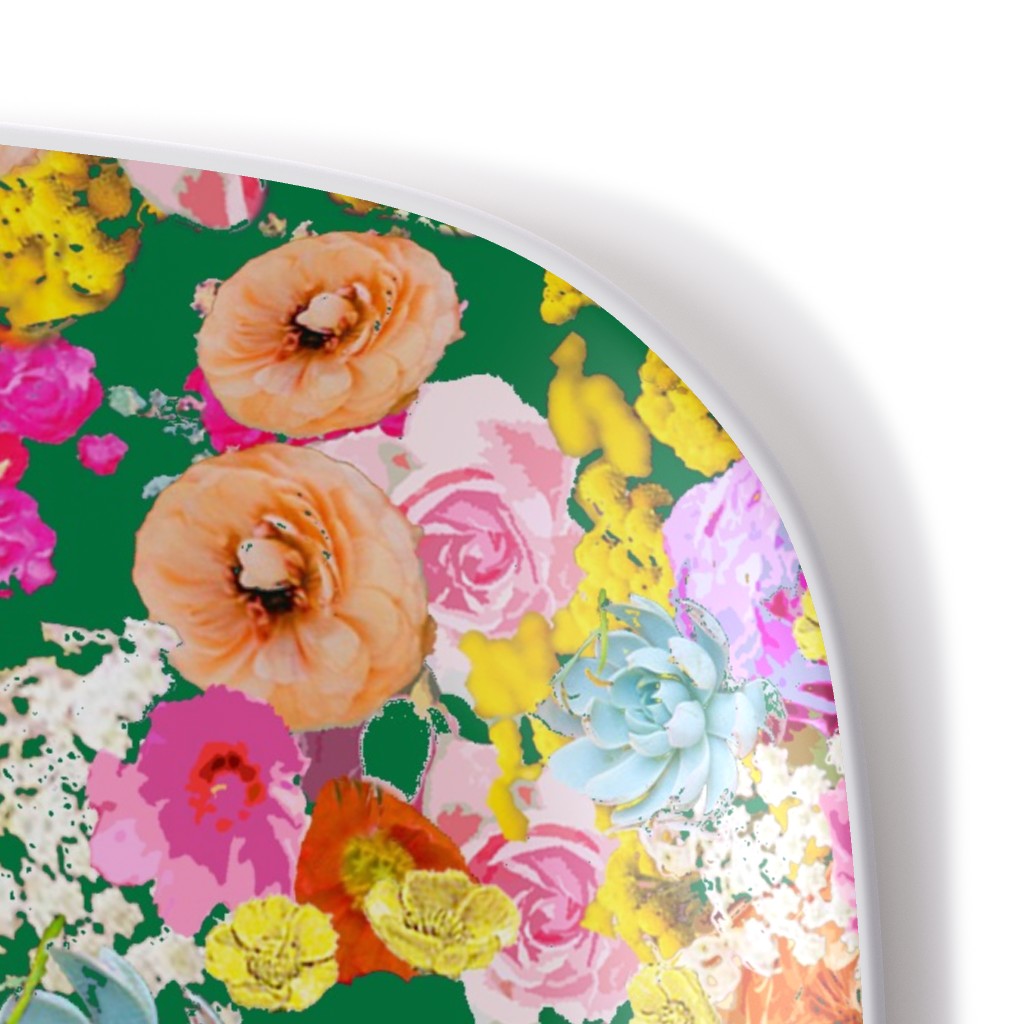 Summer Bright Floral - Kelly Green Serving Platter | Shutterfly