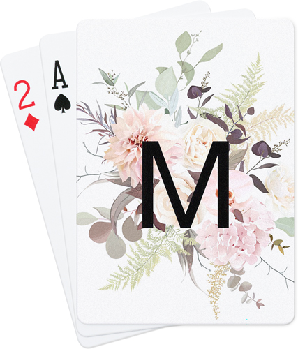 Light Bouquet Custom Text Playing Cards | Shutterfly