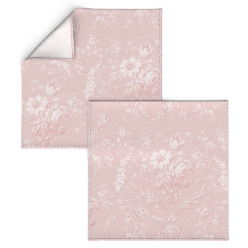 Faded Rococo Peony Cloth Napkin | Shutterfly
