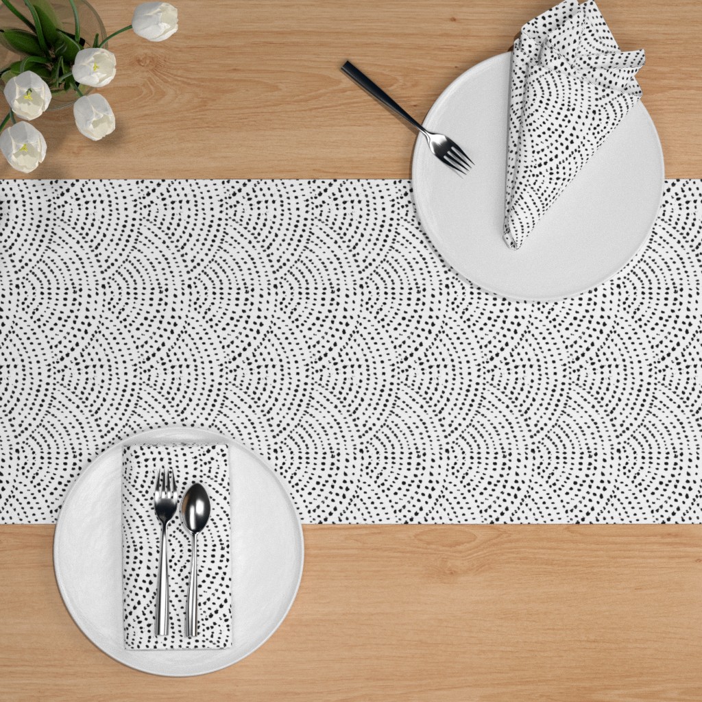 Ink Dot Scales Table Runner | Shutterfly