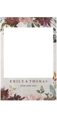 Muted Florals Selfie Frame by Shutterfly | Shutterfly