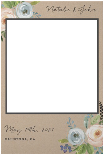 Painted Floral Corners Selfie Frame by Shutterfly | Shutterfly