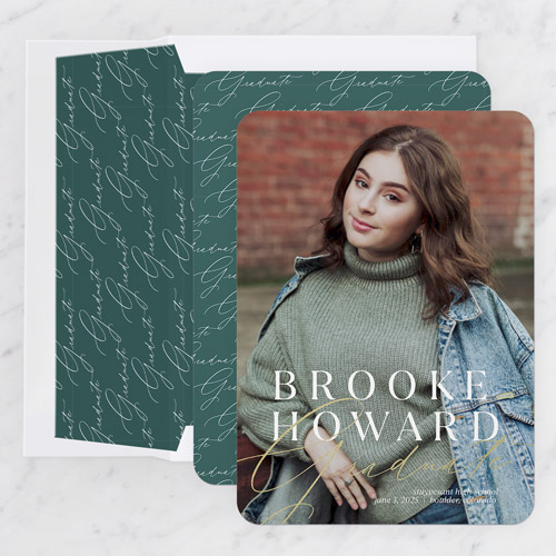 Name Overlay 5x7 Stationery Card by Yours Truly | Shutterfly