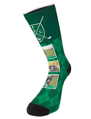 Golf Argyle Custom Socks by Shutterfly | Shutterfly