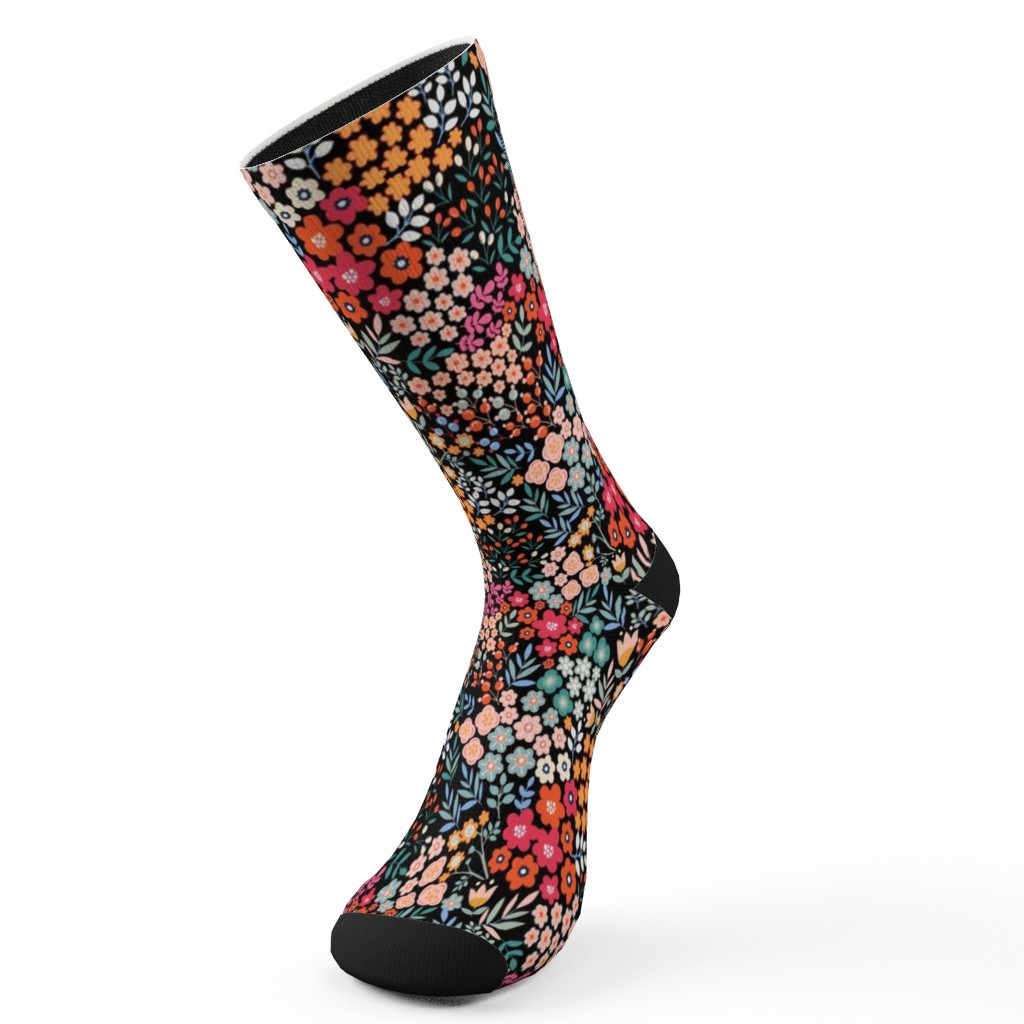 Summer Flower Custom Socks | Shutterfly