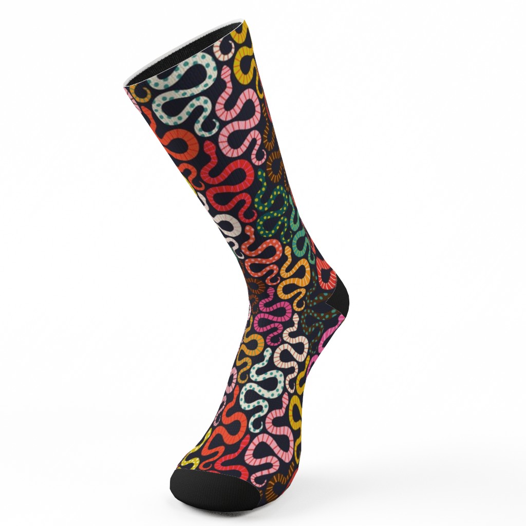Snake-a-Delic - Multi Color Custom Socks | Shutterfly Snake-a-Delic - Multi Color Custom Socks | Shutterfly