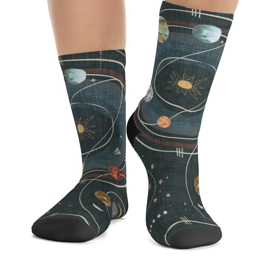 Space Map - Multicolor Custom Socks | Shutterfly