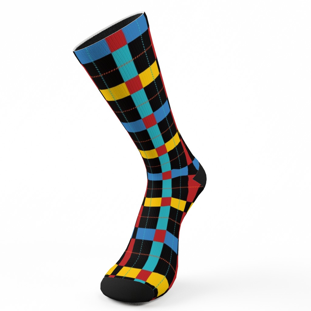 Pnw Pike Plaid - Multi Custom Socks | Shutterfly