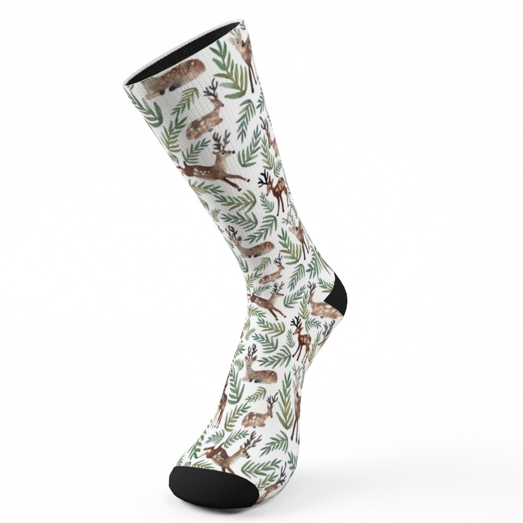 Loved Dearly - Green and Brown Custom Socks | Shutterfly