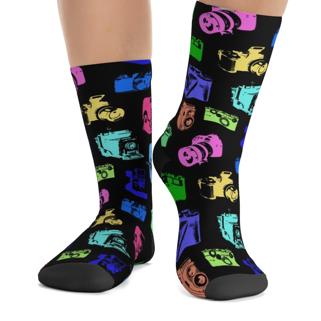 Retro Cameras Custom Socks | Shutterfly