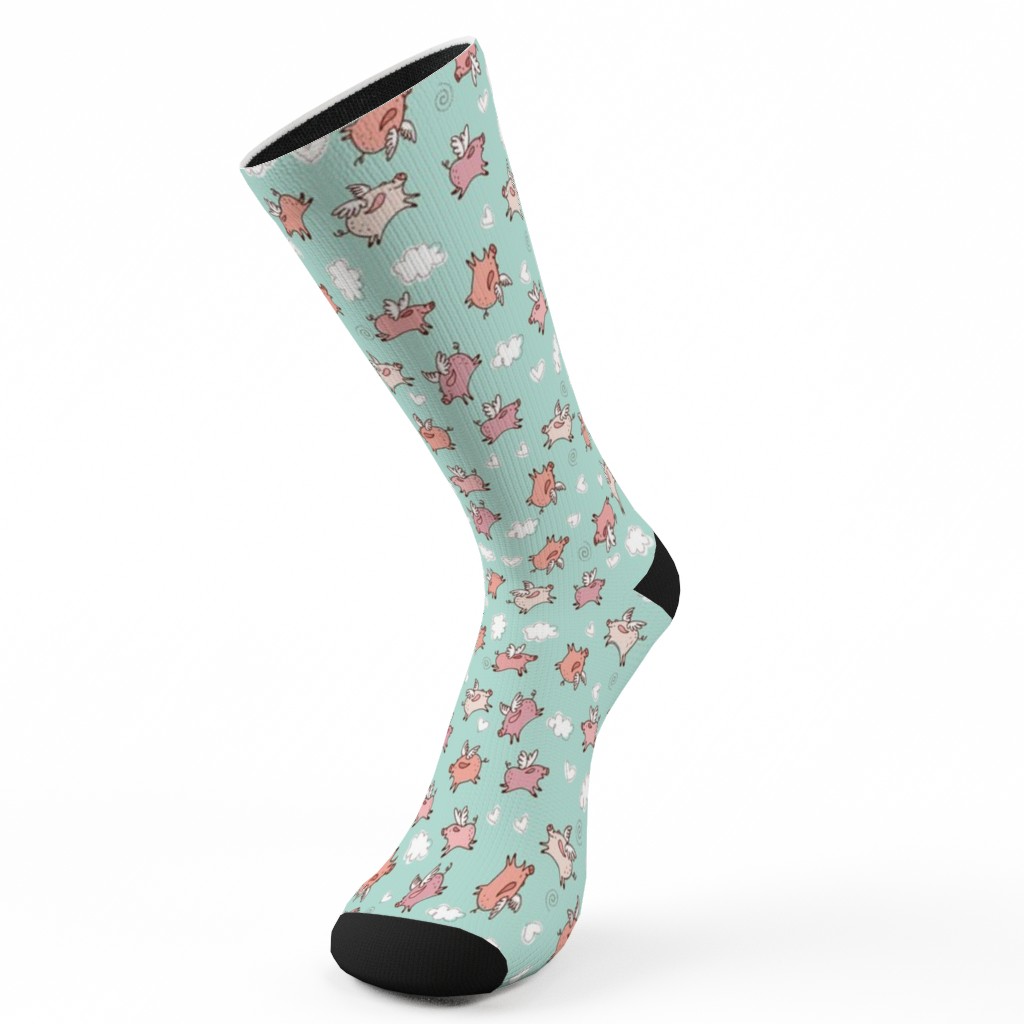 When Pigs Fly - Multicolor Custom Socks | Shutterfly