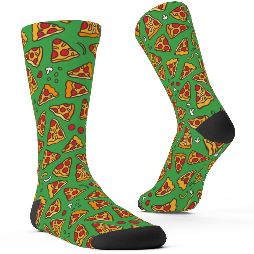 Pizza Pattern Custom Socks | Shutterfly