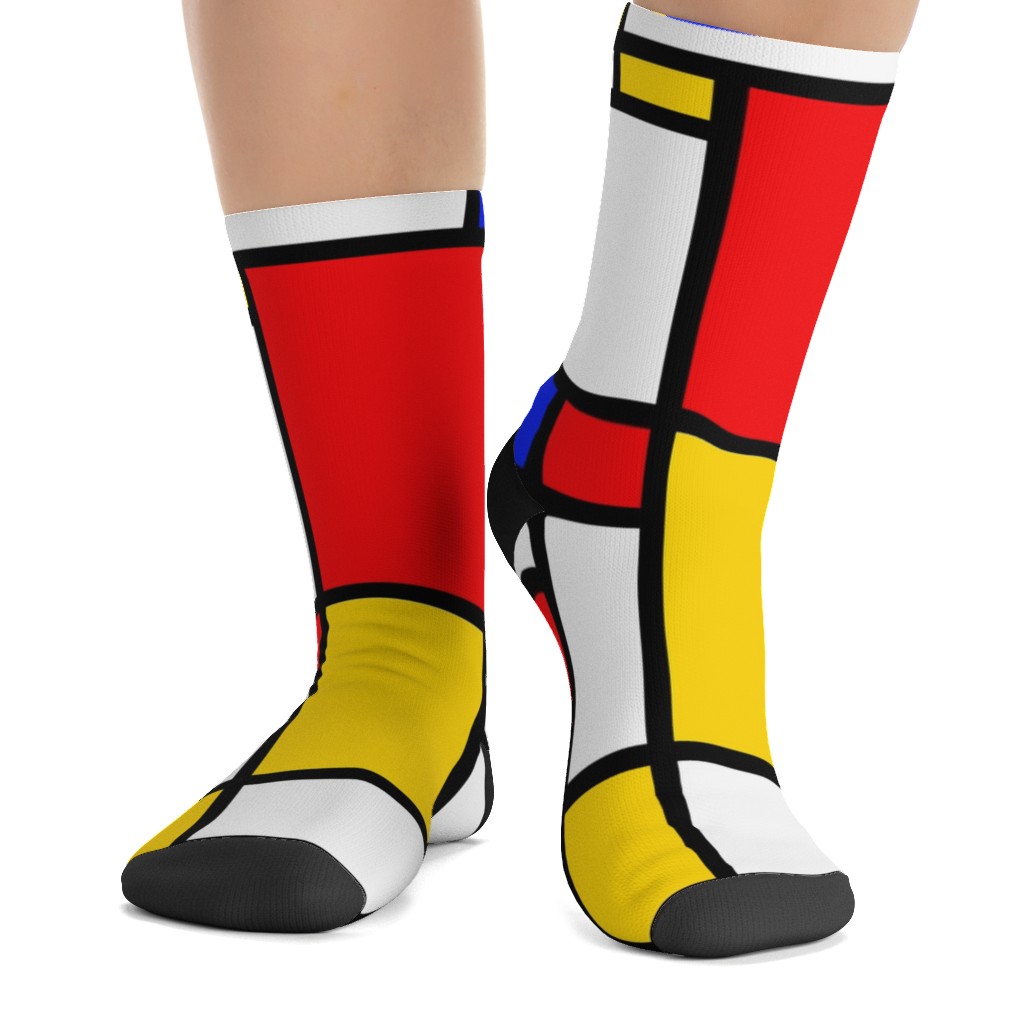 Mondrian Custom Socks | Shutterfly