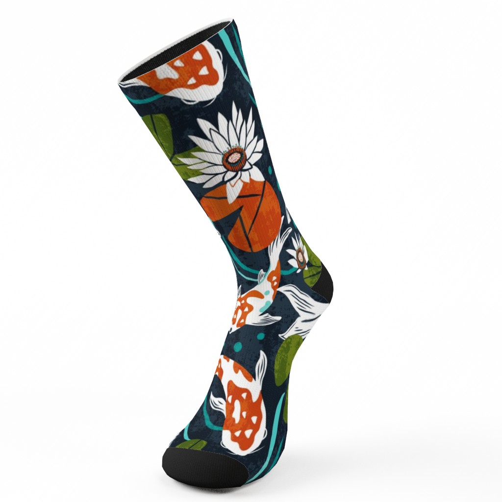 Koi Pond - Multi Custom Socks | Shutterfly