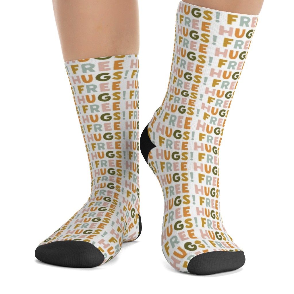 Free Hugs! - Multi Warm Custom Socks | Shutterfly