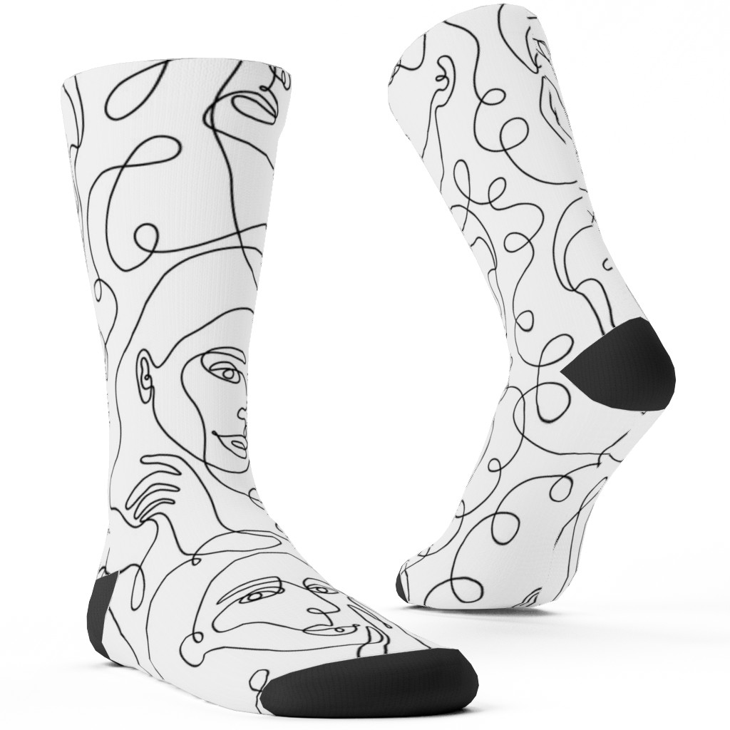 Hand Drawn Women Custom Socks | Shutterfly
