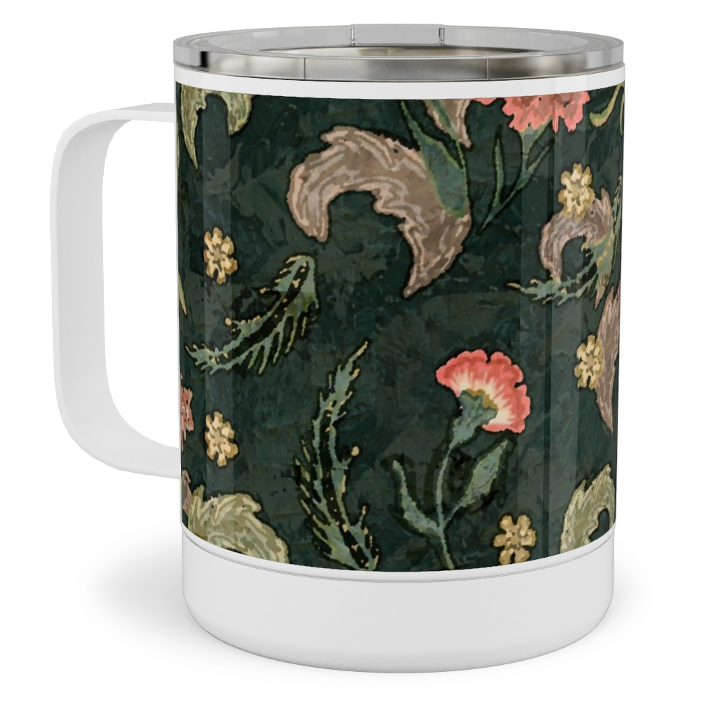 Victorian Floral - Enchanted Forest Stainless Steel Mug | Shutterfly