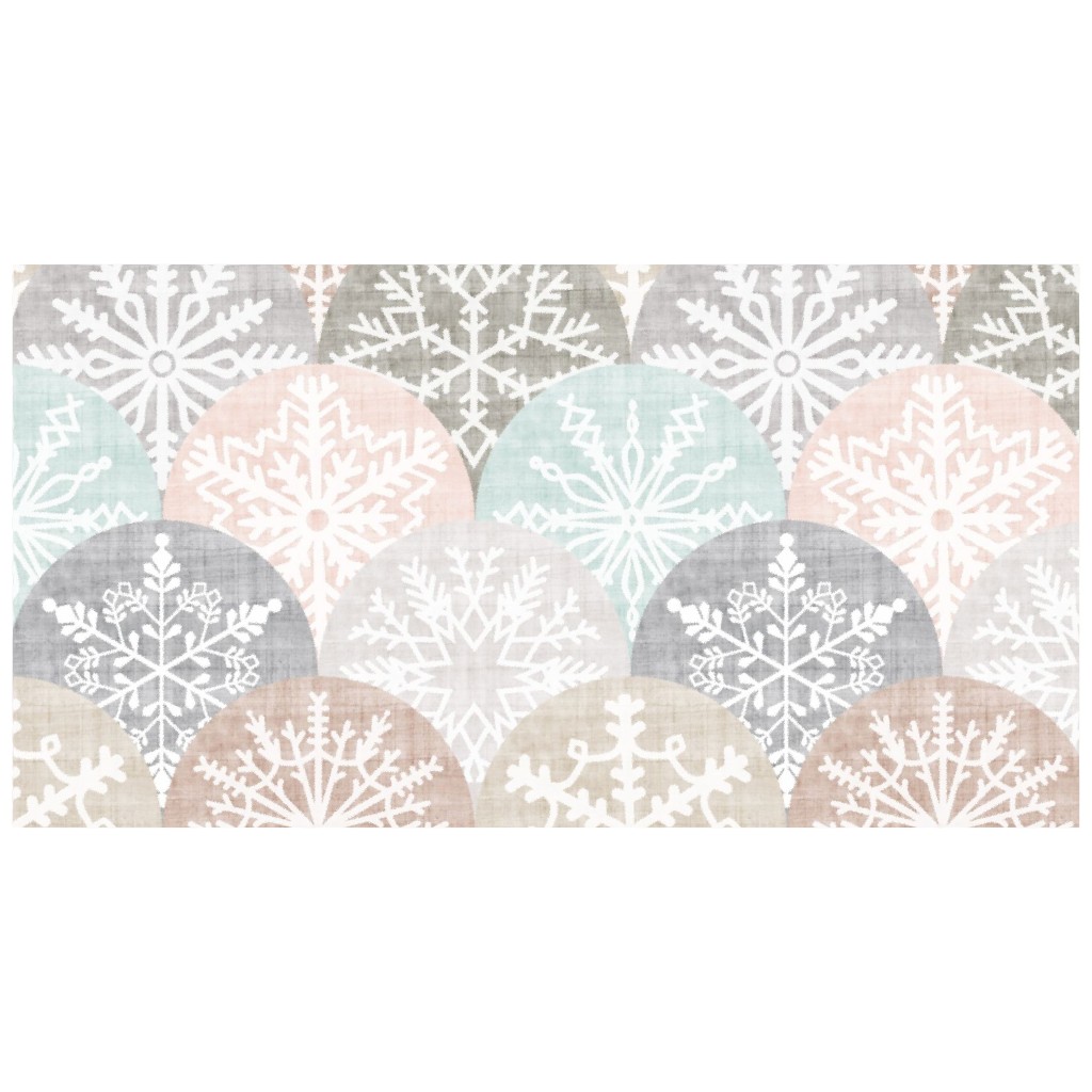 Winter Snowflake Scales - Neutral Stainless Steel Wide Mouth Water ...