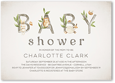 No Photo Baby Shower Invitations | Shutterfly