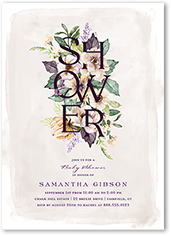 Floral Baby Shower Invitations | Custom Baby Shower Invites | Shutterfly