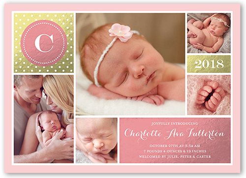 Brilliant Introduction 5x7 Birth Announcements | Shutterfly Brilliant Introduction 5x7 Birth Announcements | Shutterfly