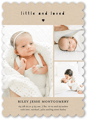 Botanical Monogram 5x7 Photo Card by Shutterfly | Shutterfly