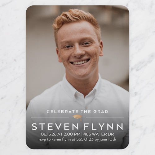 Graceful Designation 5x7 Personalized Foil Card by Yours Truly | Shutterfly
