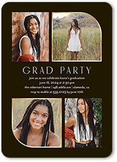 Portrait Graduation Invitations | Shutterfly