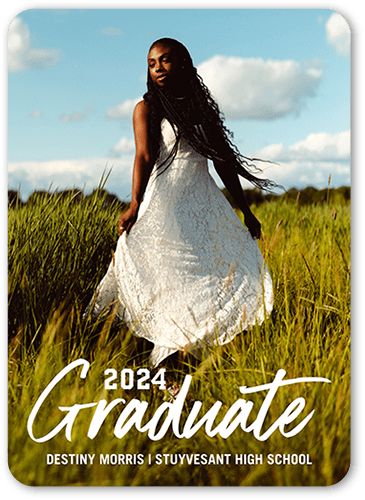 Hand Drawn Graduate 5x7 Stationery Card by Robyn Miller | Shutterfly