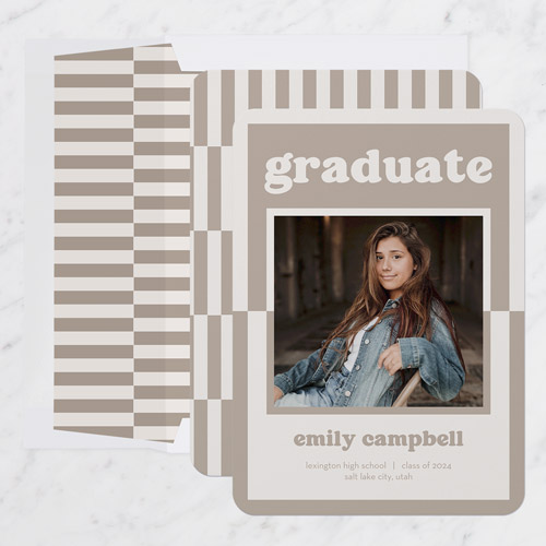 Two Tone Blocks 5x7 Stationery Card by Yours Truly | Shutterfly