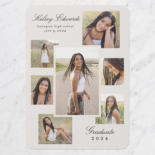 Overlaid Photos 5x7 Stationery Card by Yours Truly | Shutterfly