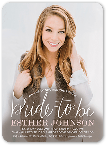 The Bride to Be 5x7 Stationery Card by Blonde Designs | Shutterfly